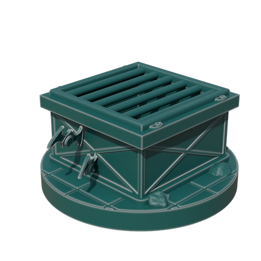 STL file Sewer vent tokens (Batman Miniature Game) 🎲 ・3D printable ...