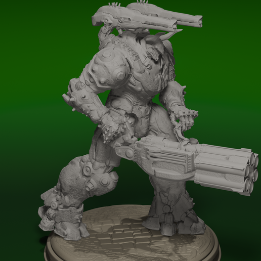 🎲 Atlan Mech Titan - Doom the dark ages・ 3D File for 3D printing・Cults