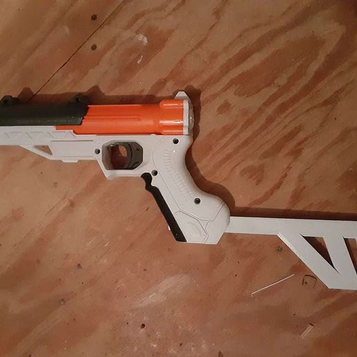 🧸 Nerf Sharpfire Stock・Free 3D File for ・Cults