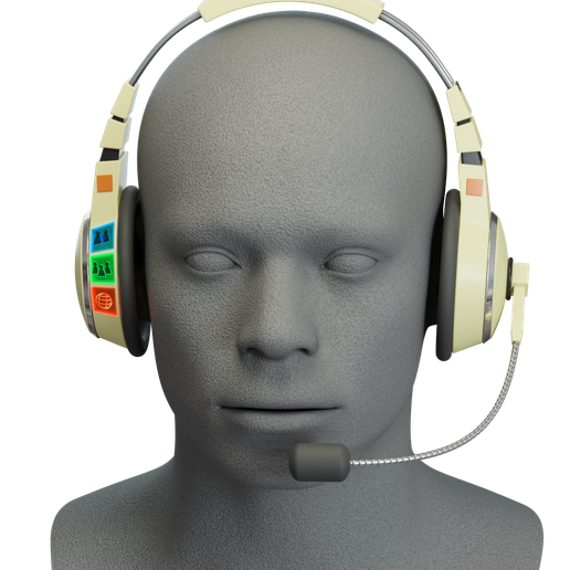 🎭 Headset SDN dispatcher - Dispatch cosplay props・ 3D File for 3D ...