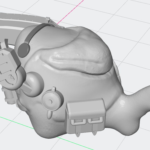 🪐 Planet Shark Rizz Finns Bull - Acid Burn・Free STL File for 3D ...