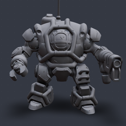 🛰 space dwarf exosuit・Free STL File for 3D printing・Cults
