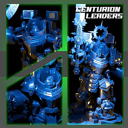 🛰 Modify Centurion Leaders・ STL File for 3D printing・Cults
