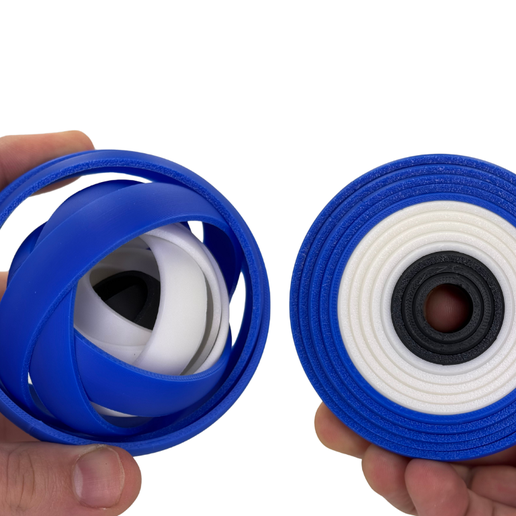 👌 Gyro Fidget - Thirteen Rings・Free 3D File for ・Cults
