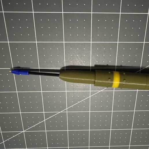 🖊️ Hellfire Missile Pen・ 3MF File for 3D printing・Cults