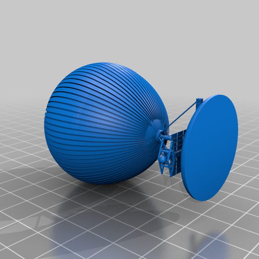 🕵️‍♀️ 1/72 Chinese spy balloon (sample)・Free 3D File for ・Cults