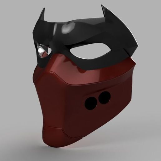 🧞‍♂️ Red Hood Mask・ 3D File for 3D printing・Cults