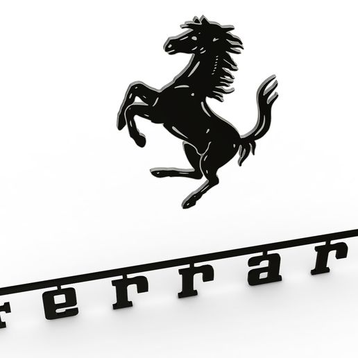 ferrari logo vector