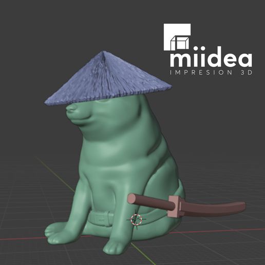 🗡️ SAMURAI CHEEMS・ STL File for ・Cults