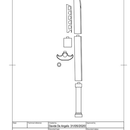 🗡️ Lexa Sword・Free STL File for ・Cults