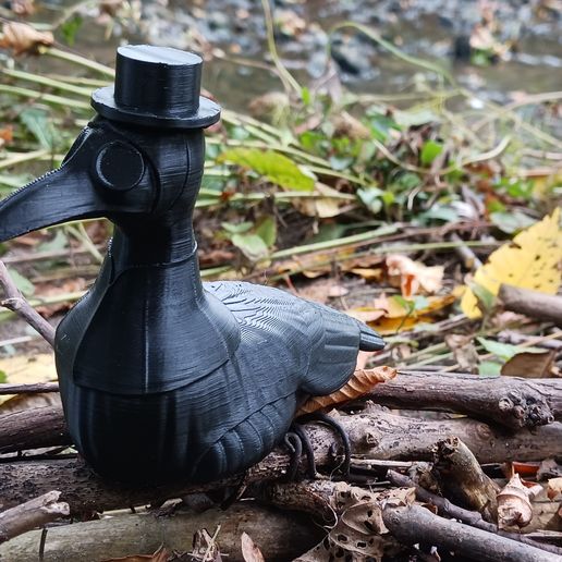 🩺 Canadian Plague Doctor Goose・Free STL File for ・Cults