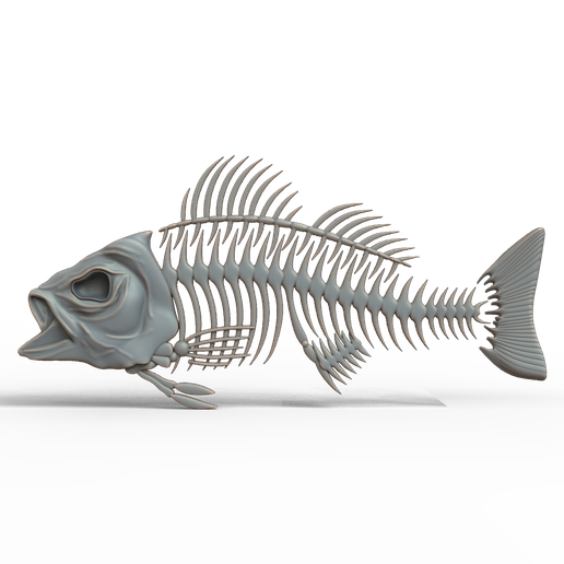📁 3D Model STL File for CNC Router Laser & 3D Printer 2472. FISH ...