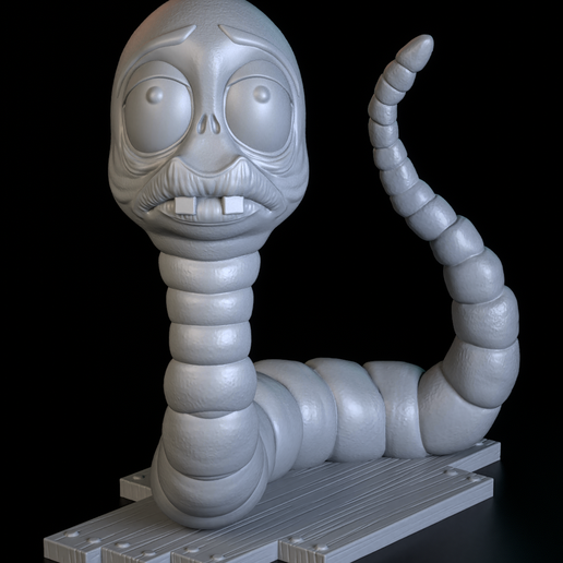 🗿 Maggot Corpse Bride・ STL File for 3D printing・Cults