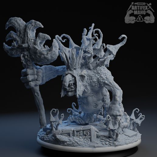 3D-Datei TROLL HAG KING 🧌 ・3D-druckbare Vorlage zum herunterladen・Cults