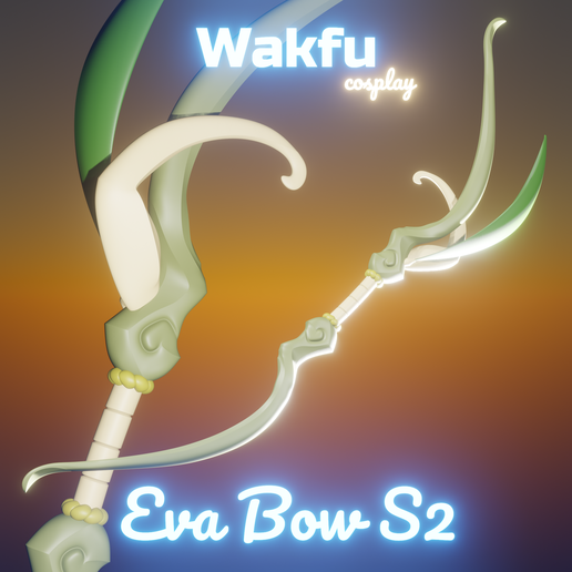 🏹 Eva Bow (Season 2) (Evangelyne) - Wakfu Cosplay・ 3D File for 3D ...