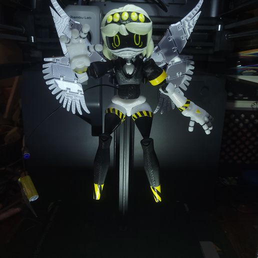 🧩 v figure from murder drones・3D Print with the Bambu P1P 3D printer・Cults