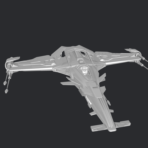 🚀 Spaceship-1-3D print model・Free 3D File for ・Cults