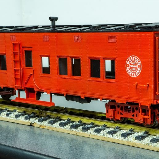 🛤️ Pullman Troop Sleeper Caboose - WM Railway・ STL File for 3D printing ...