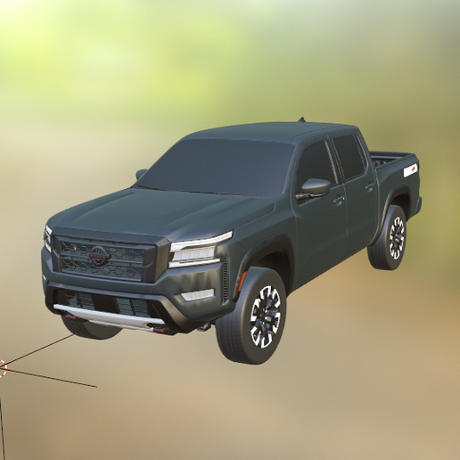 🚗 Nissan Frontier・ 3D File for 3D printing・Cults