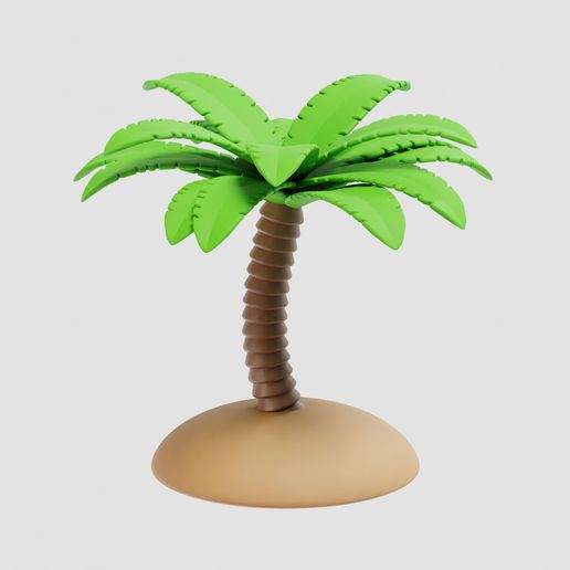 🌳 Palm Tree・ STL File for 3D printing・Cults