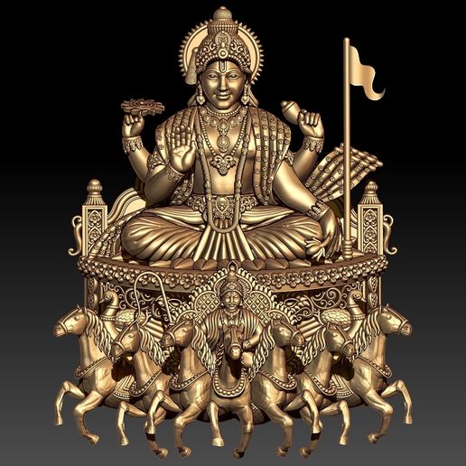 📁 surya bhagavan 3d model stl file・ STL File for 3D printing・Cults