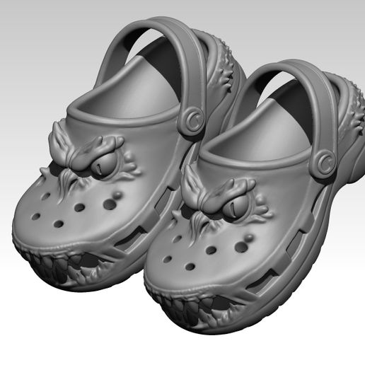👹 Monster crocs v1・ 3D File for 3D printing・Cults