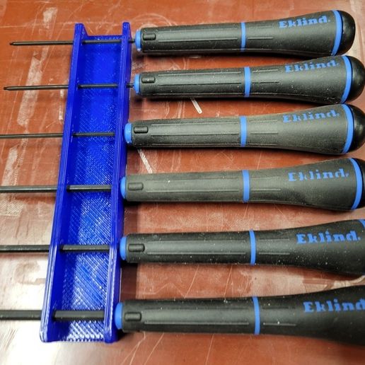 📦 Eklind Ball-end Hex Driver Holder・Free 3D File for ・Cults