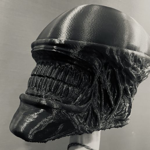 3D printer Alien Xenomorph Mask - Halloween Cosplay • made with ...