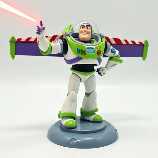 Buzz Lightyear Action Hover 🚀🟣・ STL File for 3D printing・Cults