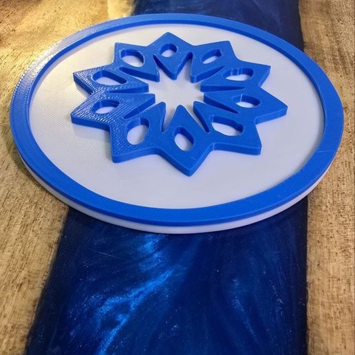 🪑 saudi founding day Coaster c・ STL File for 3D printing・Cults