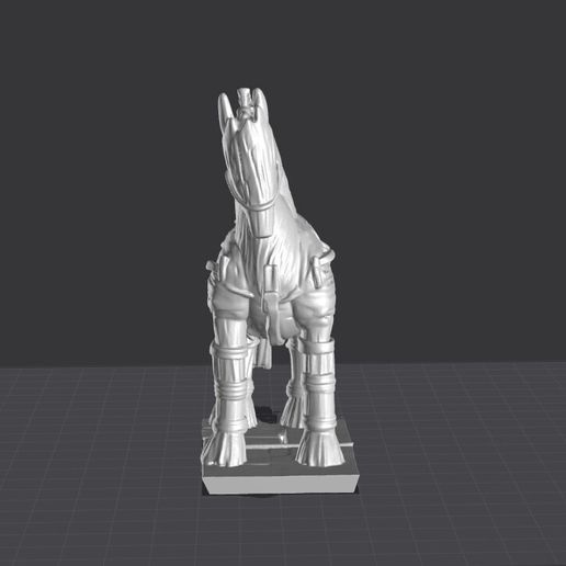 🐎 Trojan Horse – Decorative 3D Printable STL Model (Mythology Inspired ...