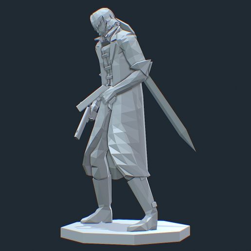 🔫 SON OF SPARDA - Low-Poly Dual Pistol Stance STL File for 3D Printing ...