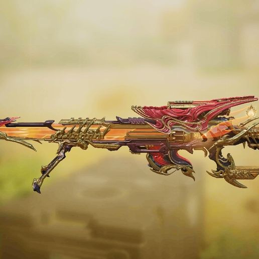 STL file CODM DL Q33-LOTUS FLAMES 🔫 ・Template to download and 3D print ...