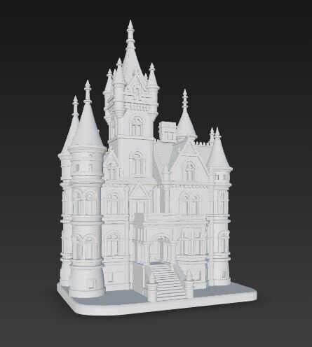 🏰 Reflection of Elegance and Grandeur: Majestic Mansion Digital Model ...