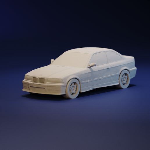 🚗 BMW M3 E36 - 3D MODEL・ STL File for 3D printing・Cults