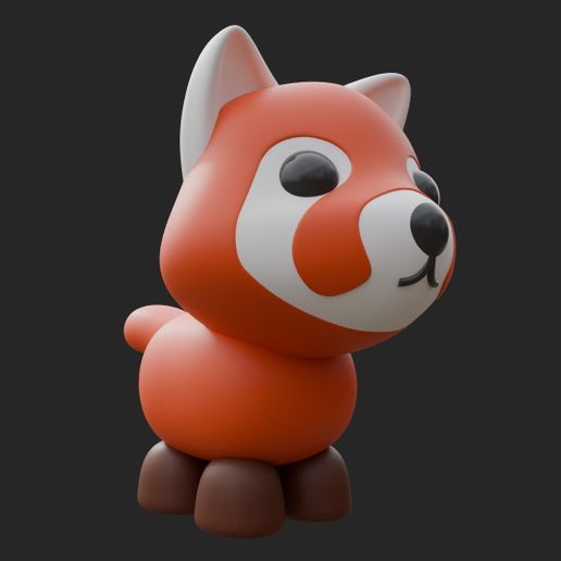 🐼 Red Panda Adopt Me! Fan Art・ STL File for 3D printing・Cults