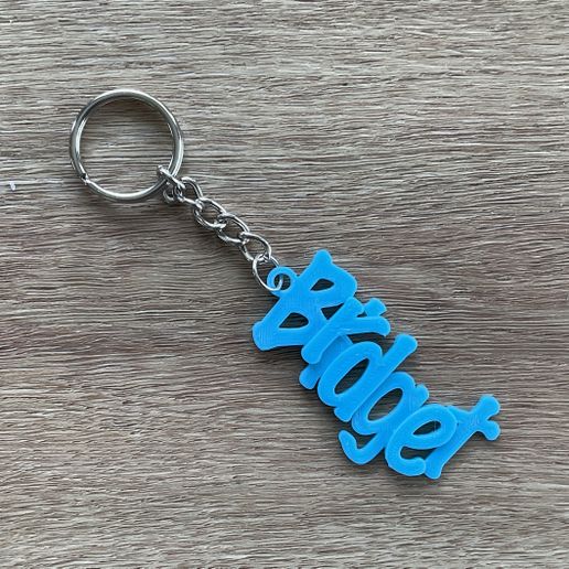 3D file Bridget & Bridgy Keychain 🗝️ ・3D print model to download・Cults