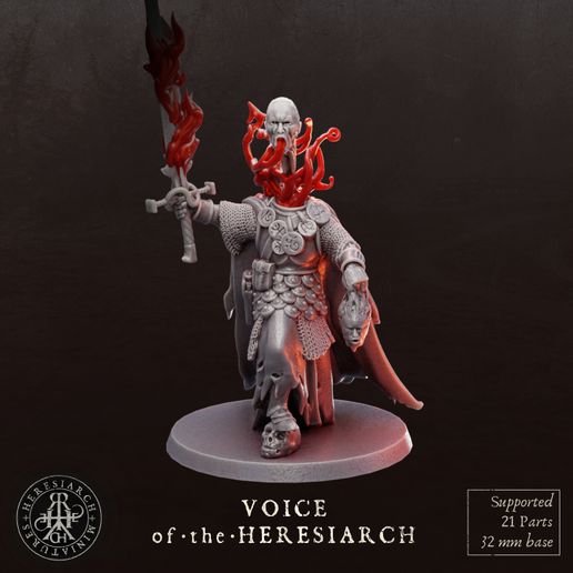 🎲 Voice of the Heresiarch・ 3D File for 3D printing・Cults