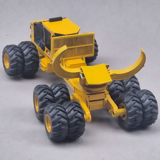 🚜 Tigercat 640 Clambunk Skidder 1/24 scale・ STL File for 3D printing・Cults
