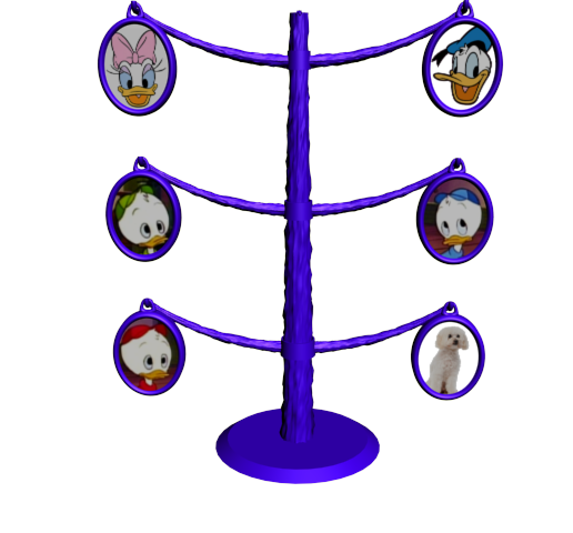 👪 Printable Family Photo Tree・ STL File for 3D printing・Cults