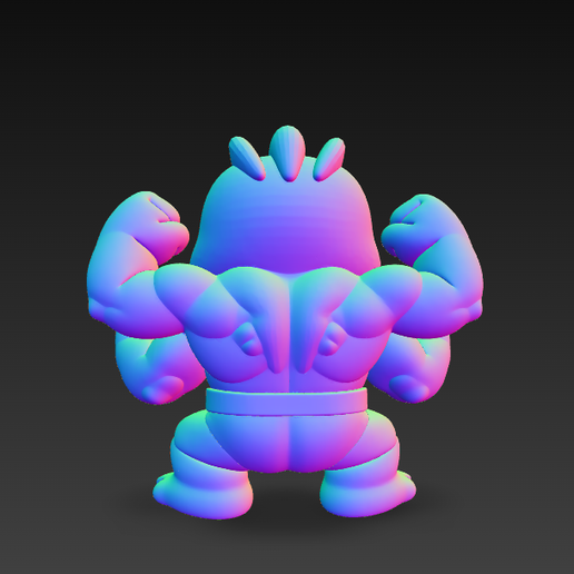 🐉 Machamp pokemon・ STL File for 3D printing・Cults