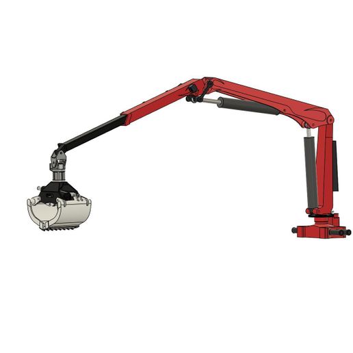 🏗️ RC loader crane Palfinger Epsilon S in 1:14・ STL File for 3D ...