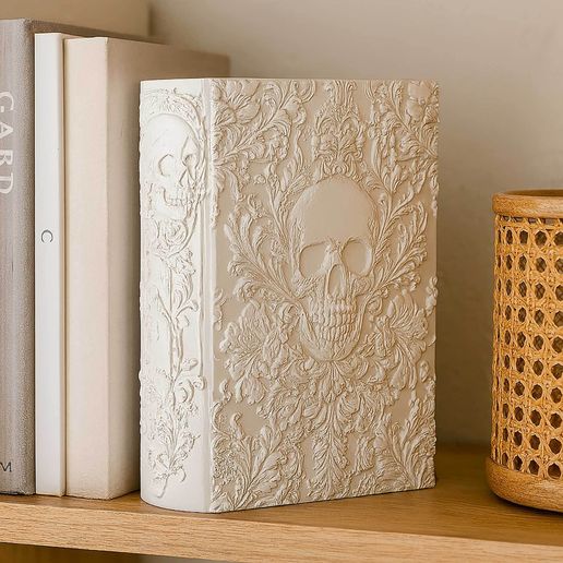 💀 Skull Book Nook Storage Box – No Supports Needed・ STL File for 3D ...