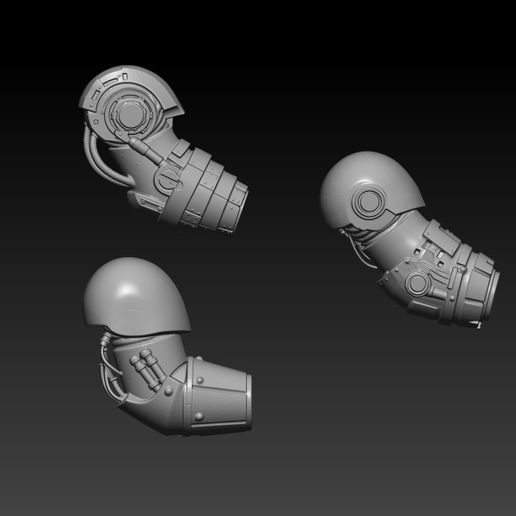 🎲 tech arms・Free OBJ File for 3D printing・Cults