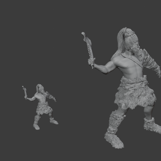 🎲 Stone Age Tribe 8・Free 3D File for 3D printing・Cults