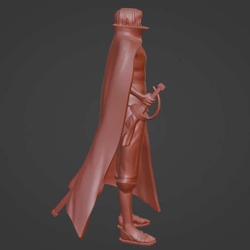 💇 Printed Shanks ONE PIECE 3D print model・ STL File for ・Cults