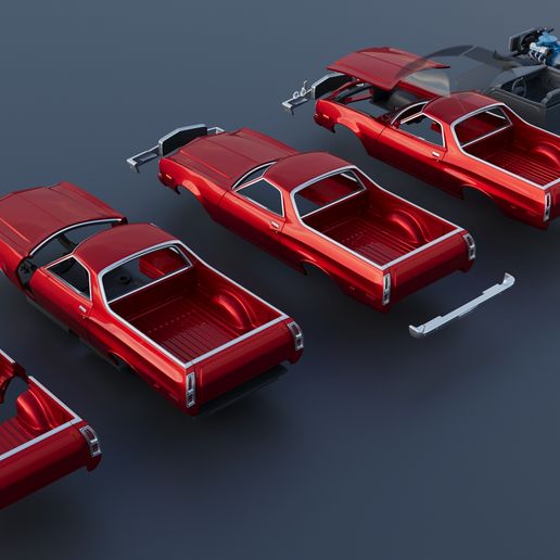 🚗 Ranchero 1974・ 3D File for 3D printing・Cults