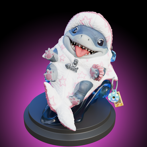 🦈 Jeff the Land shark Incognito Dolphin - Marvel Rivals.・ STL File for ...