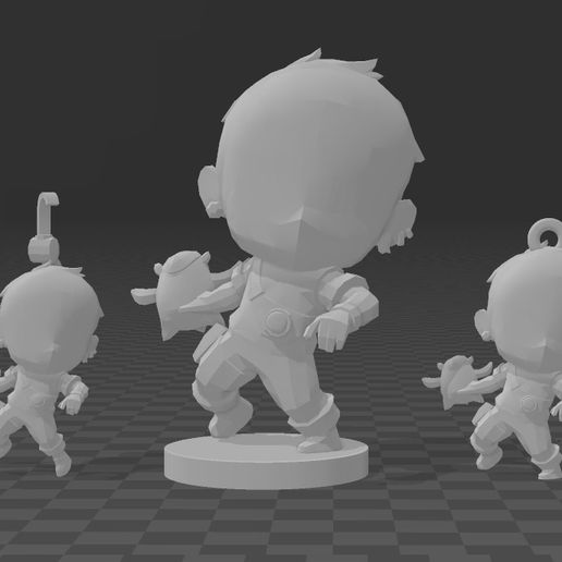 🗝️ Valorant Go - Gekko - Chibi/Gunbuddie/Keychain・ STL File for 3D ...