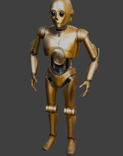 ⭐ C-3PO - STAR WARS - Paintable figure・Free STL File for 3D printing・Cults